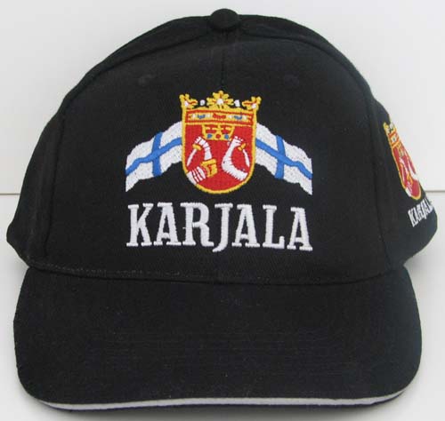 KARJALA Lippis Musta, ORIGINAL Tarrasäätö - Funstuffstore