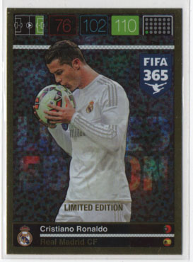 2016 Panini FIFA 365 LIMITED EDITION Cristiano Ronaldo (Real Madrid CF ...