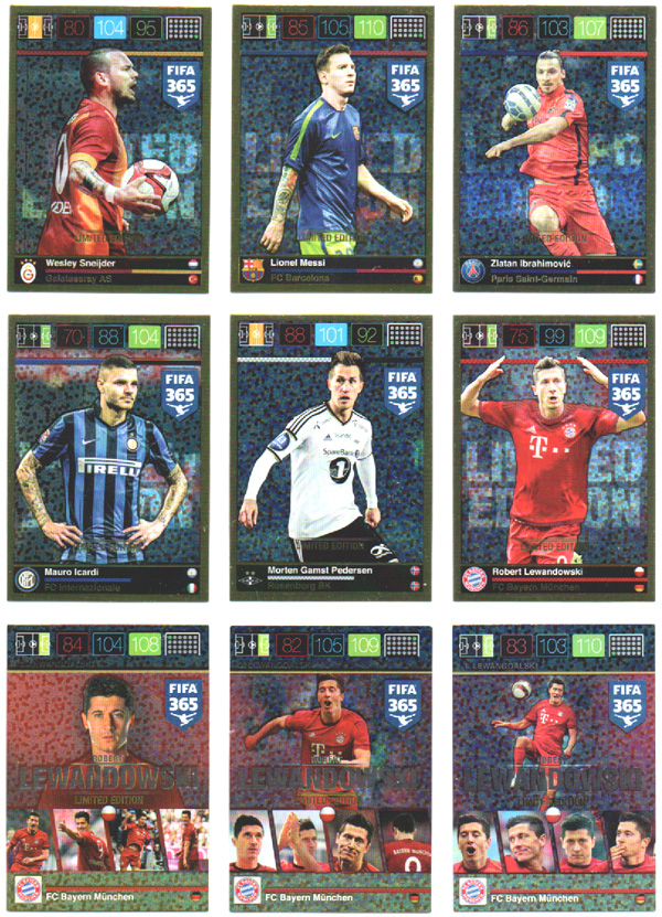 2016 Panini FIFA 365 LIMITED EDITION Cards - Funstuffstore