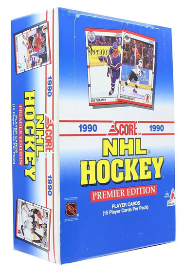 1990-91 Score U.S Hockey Laatikko - Funstuffstore