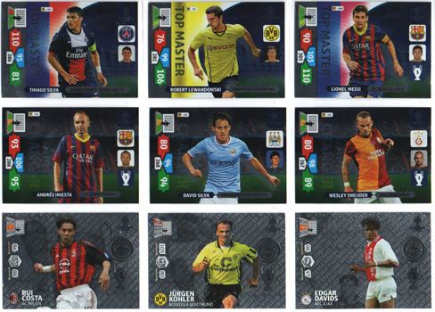 2013-14 Panini Champions League TOP MASTER #352 Lionel Messi (FC ...