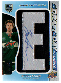 2024-25 SP Game Used DRAFT DAY MARKS AUTO 03/35 Brock Faber Wild #DDM ...